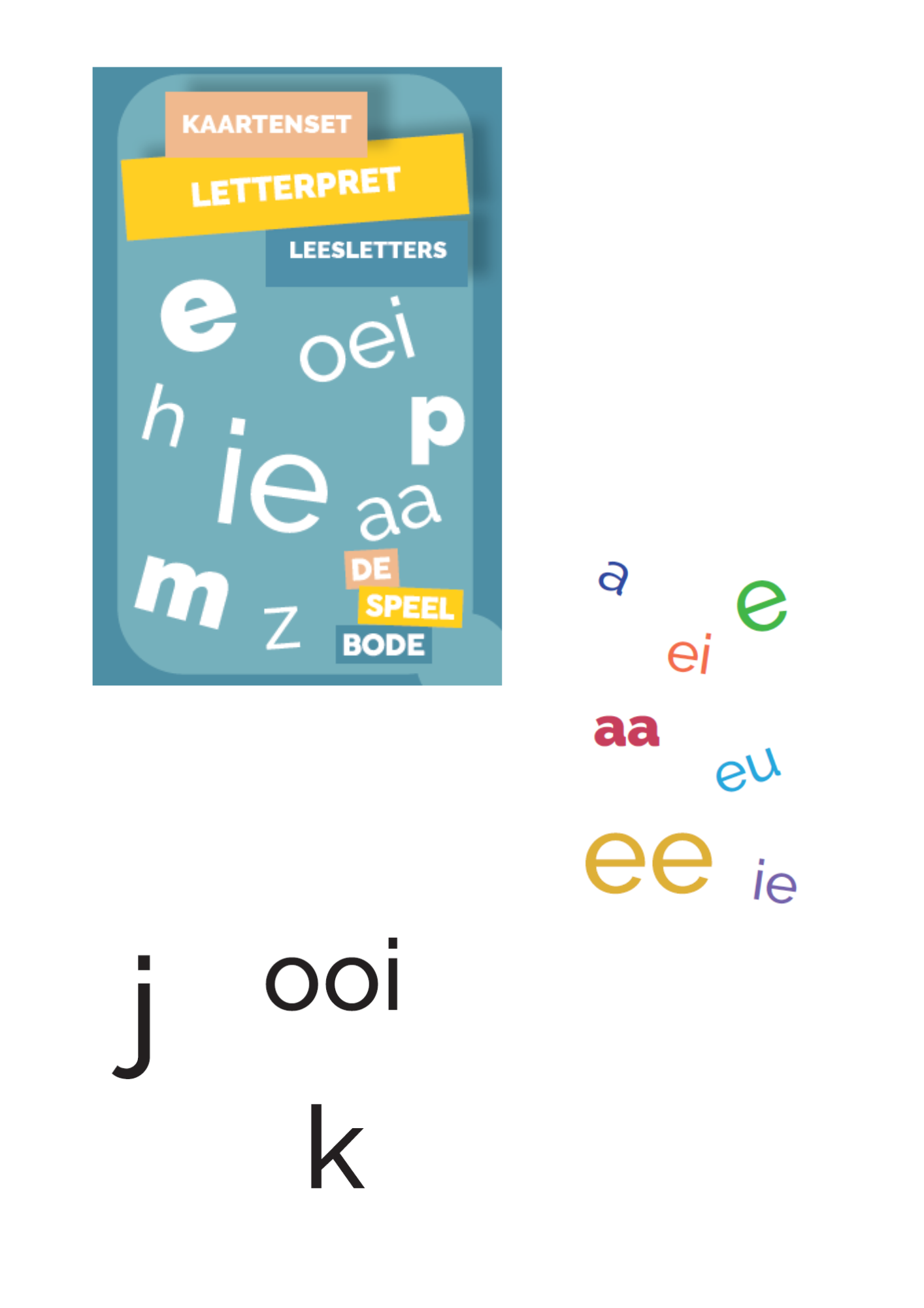 Letterpret (leesletters) - De Speelbode